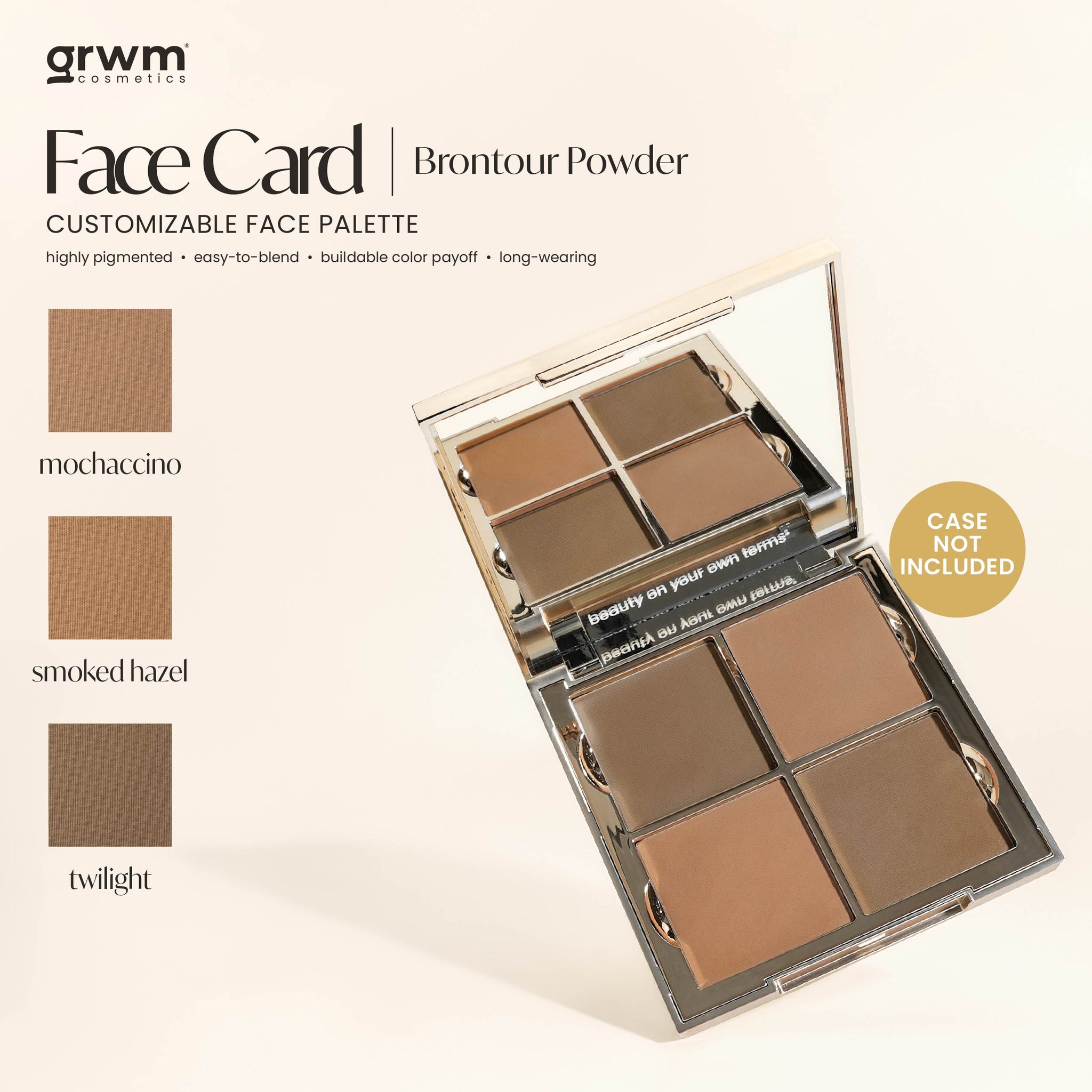 Face Card Brontour Powder [CASE NOT INCLUDED] – GRWM Cosmetics