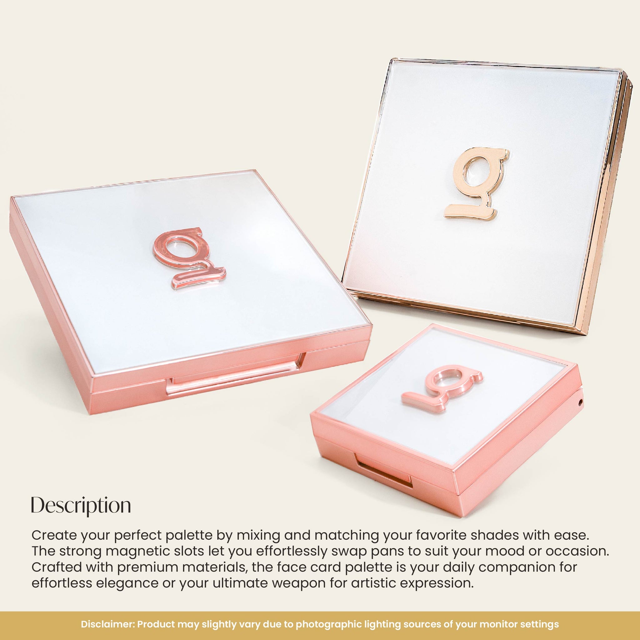 Face Card Customizable Face Palette Cases – GRWM Cosmetics