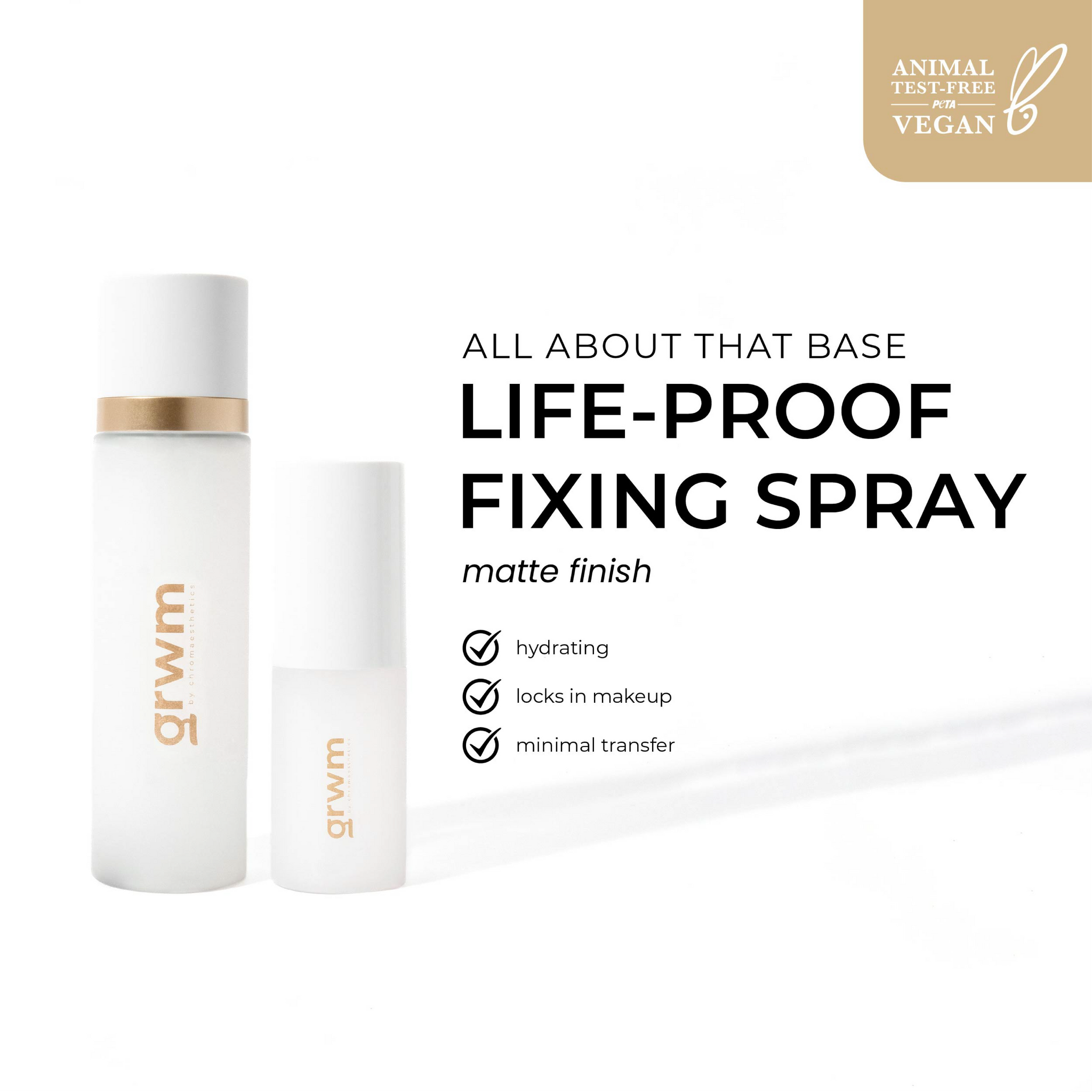 Life-Proof Fixing Spray - Matte – GRWM Cosmetics